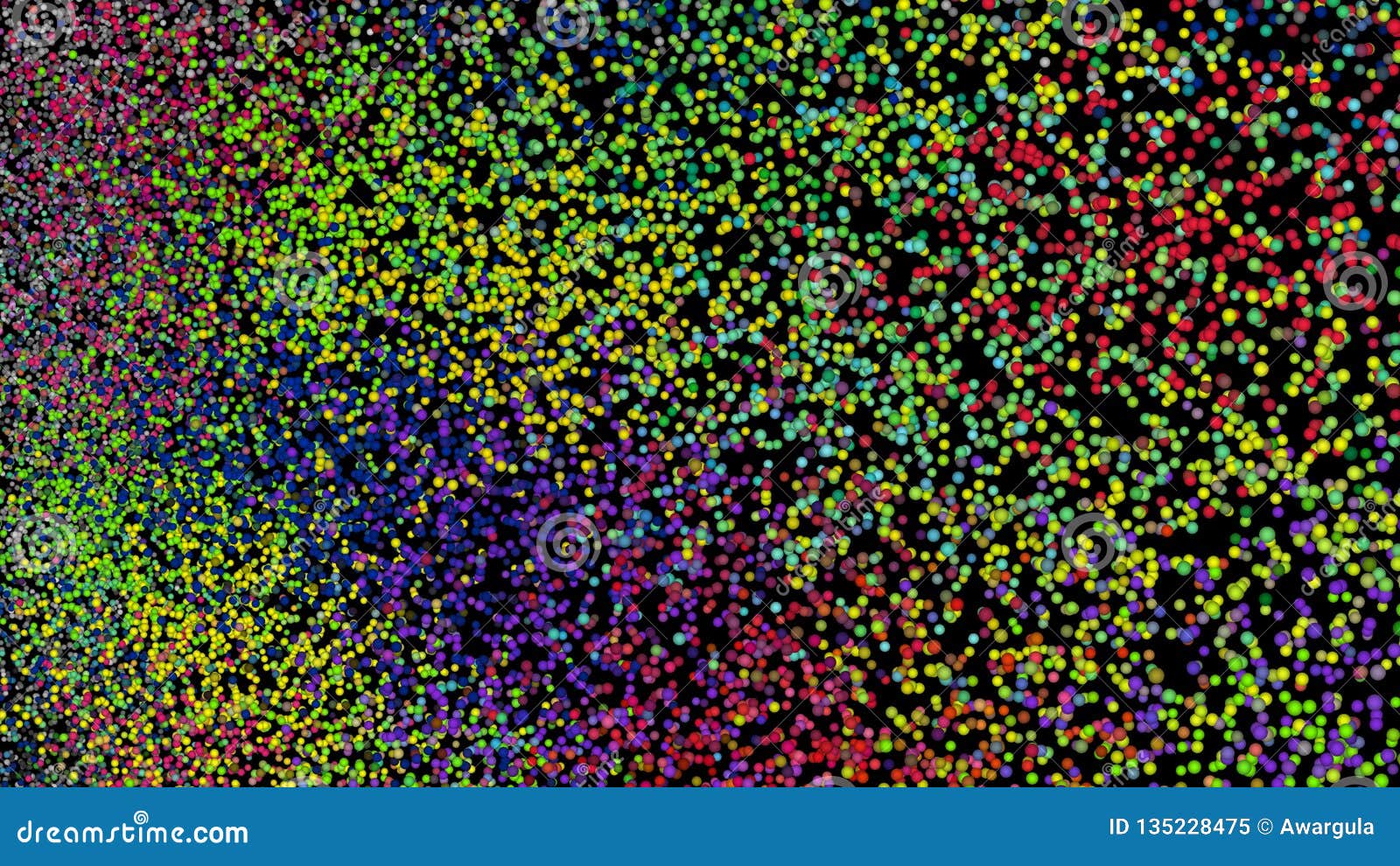 Particles Gas Abstract Background Stock Illustration - Illustration of ...