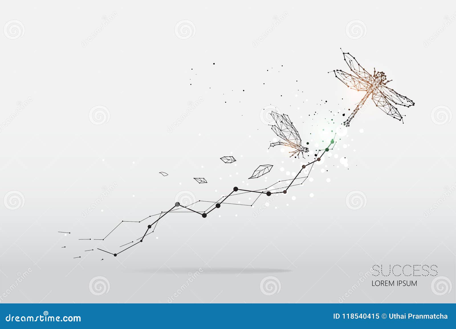 Geometric Dragonfly Icon Royalty-Free Cartoon | CartoonDealer.com #84722684