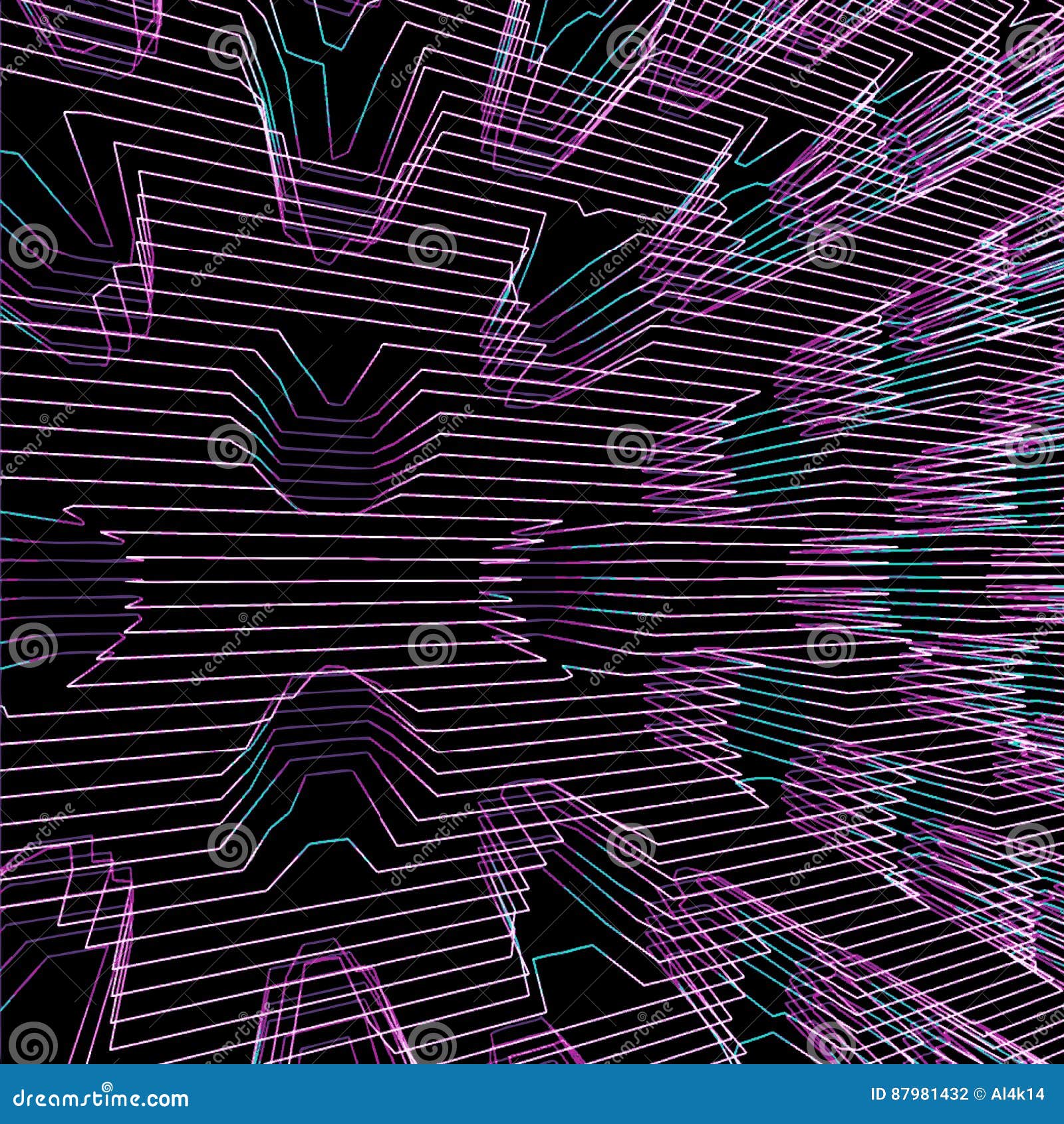 Particles Glitch Abstract Surface Background Stock Vector ...