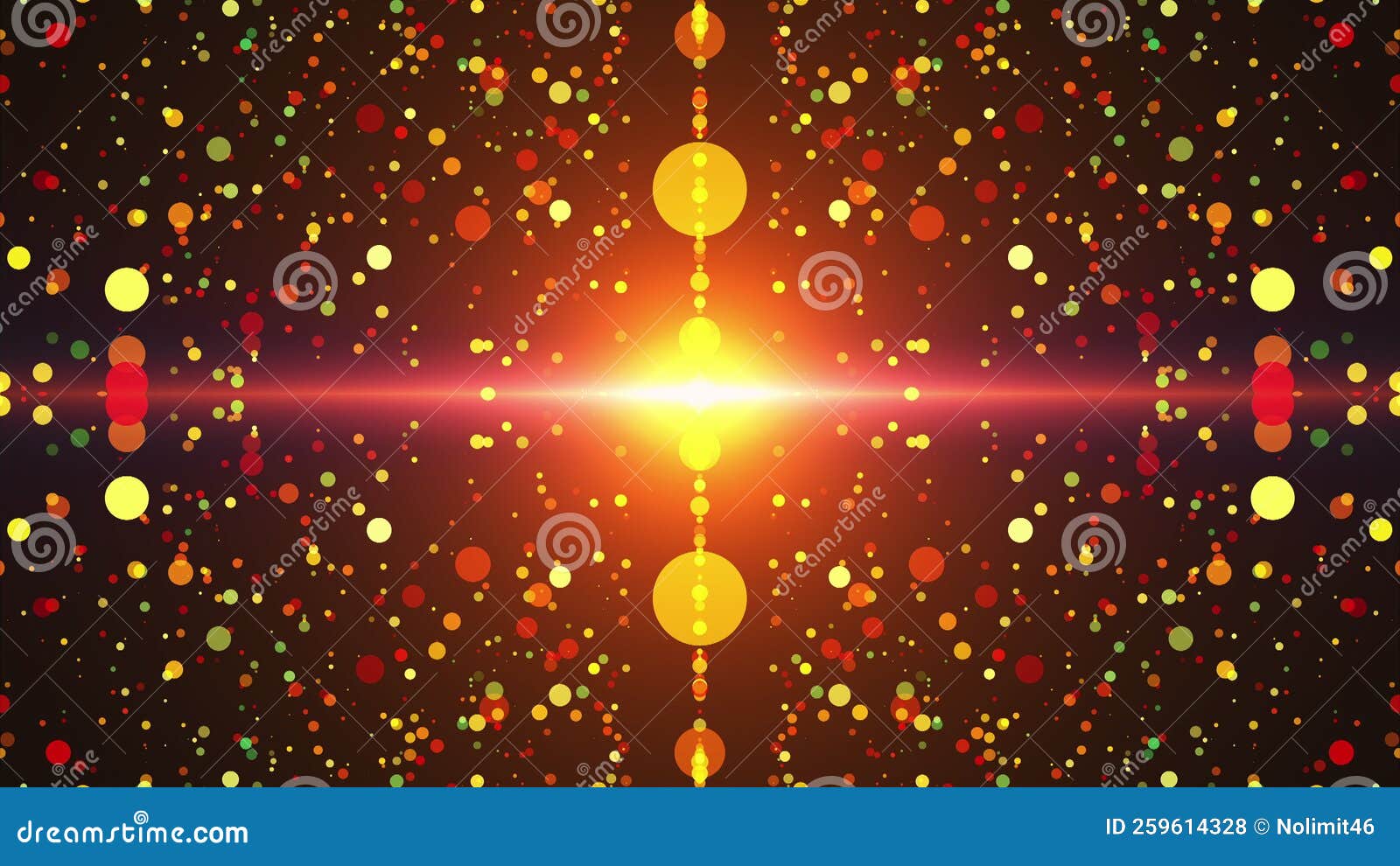 Particles and light stock illustration. Illustration of energy - 259614328