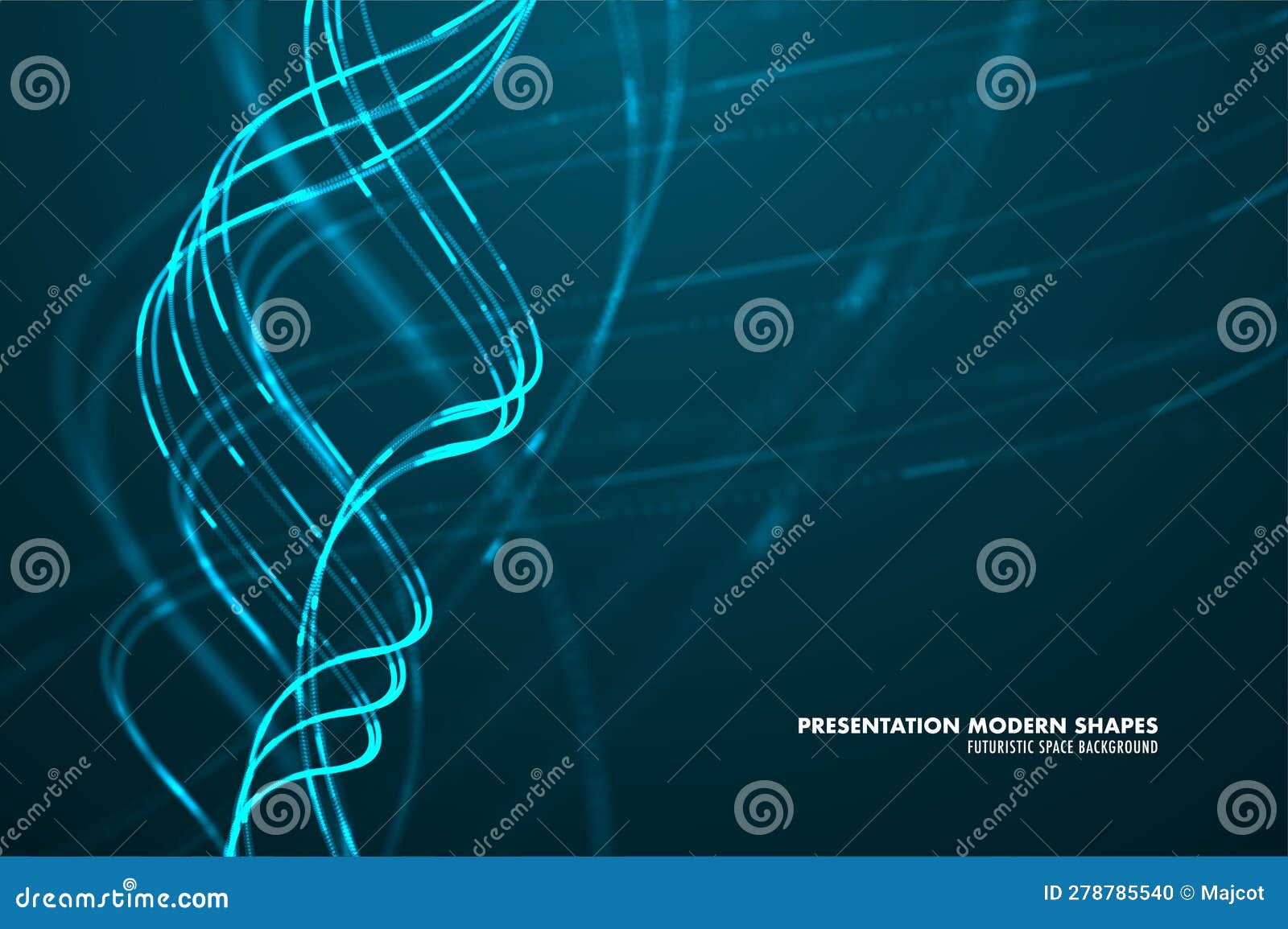 Particles Liquid Dynamic Flow Stock Vector - Illustration of network ...