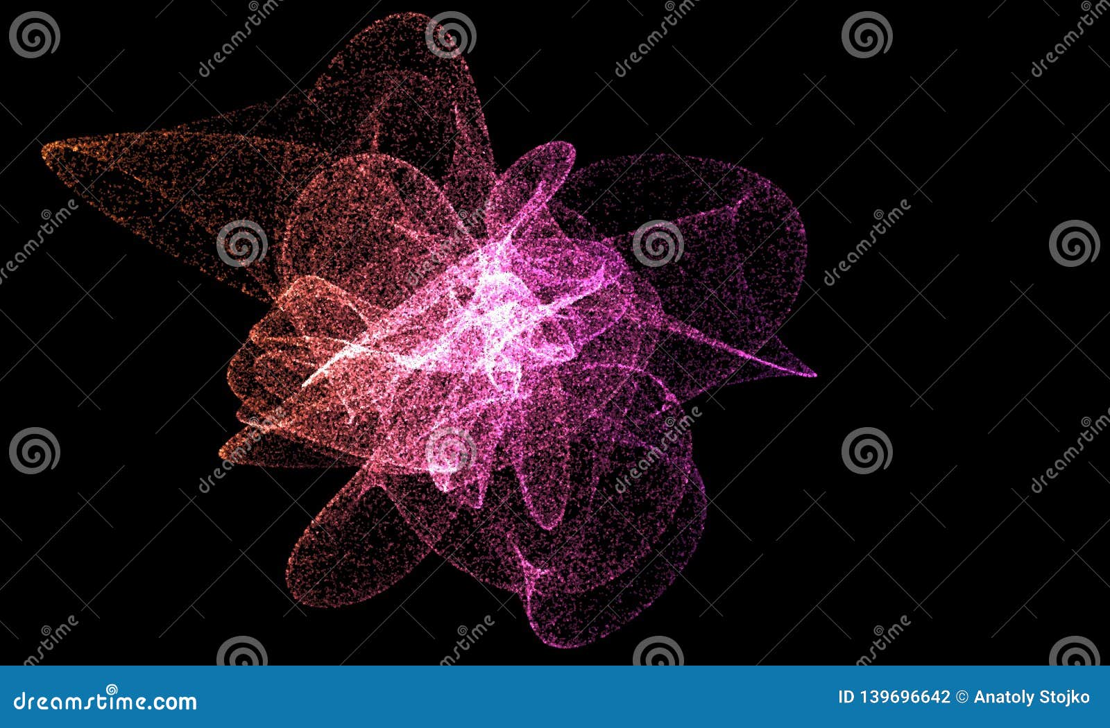 Particles Liquid Flow Noise. Modern Fluid Design Stock Vector ...