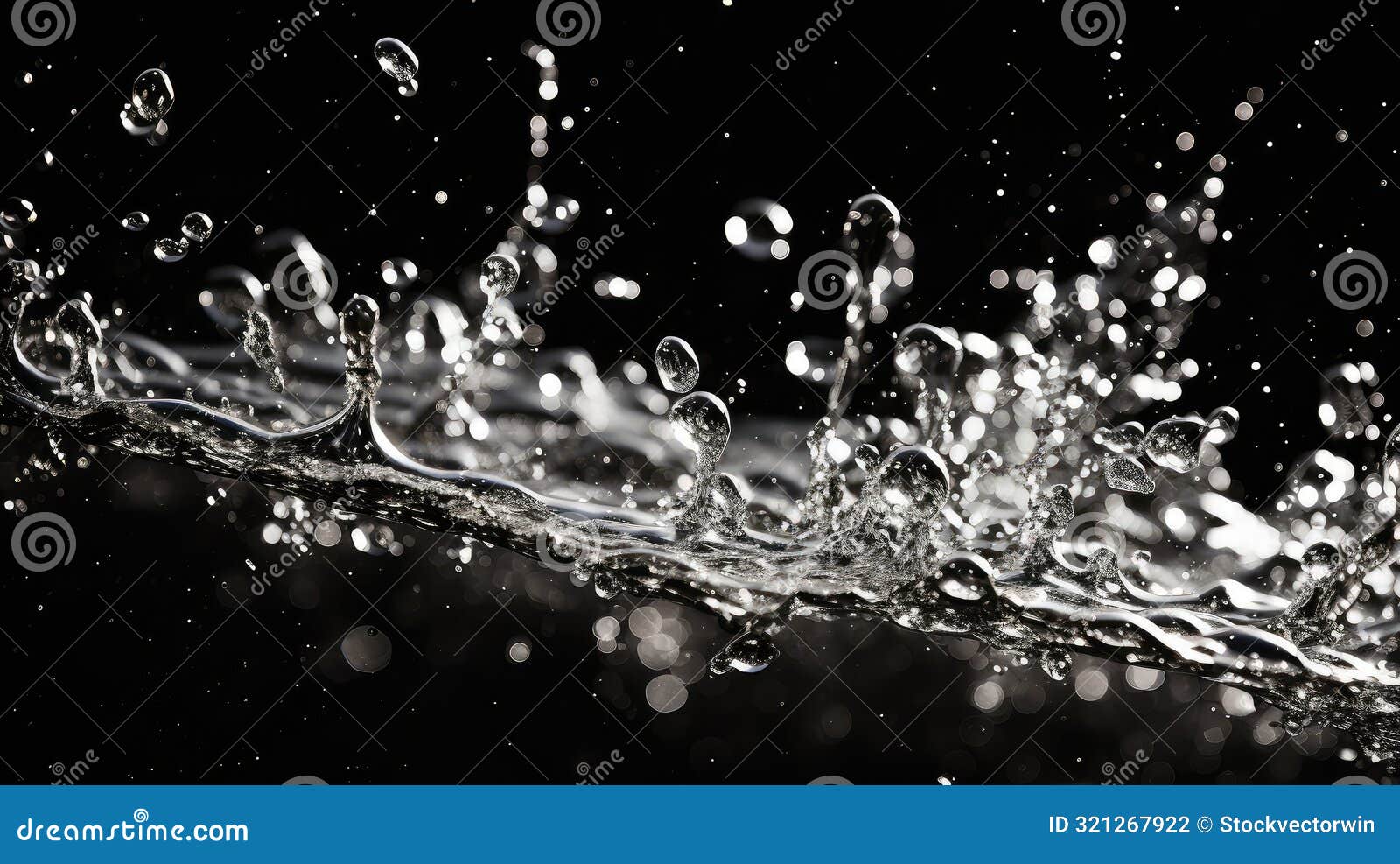 Particles Silver Glitter Falling Stock Illustration - Illustration of ...
