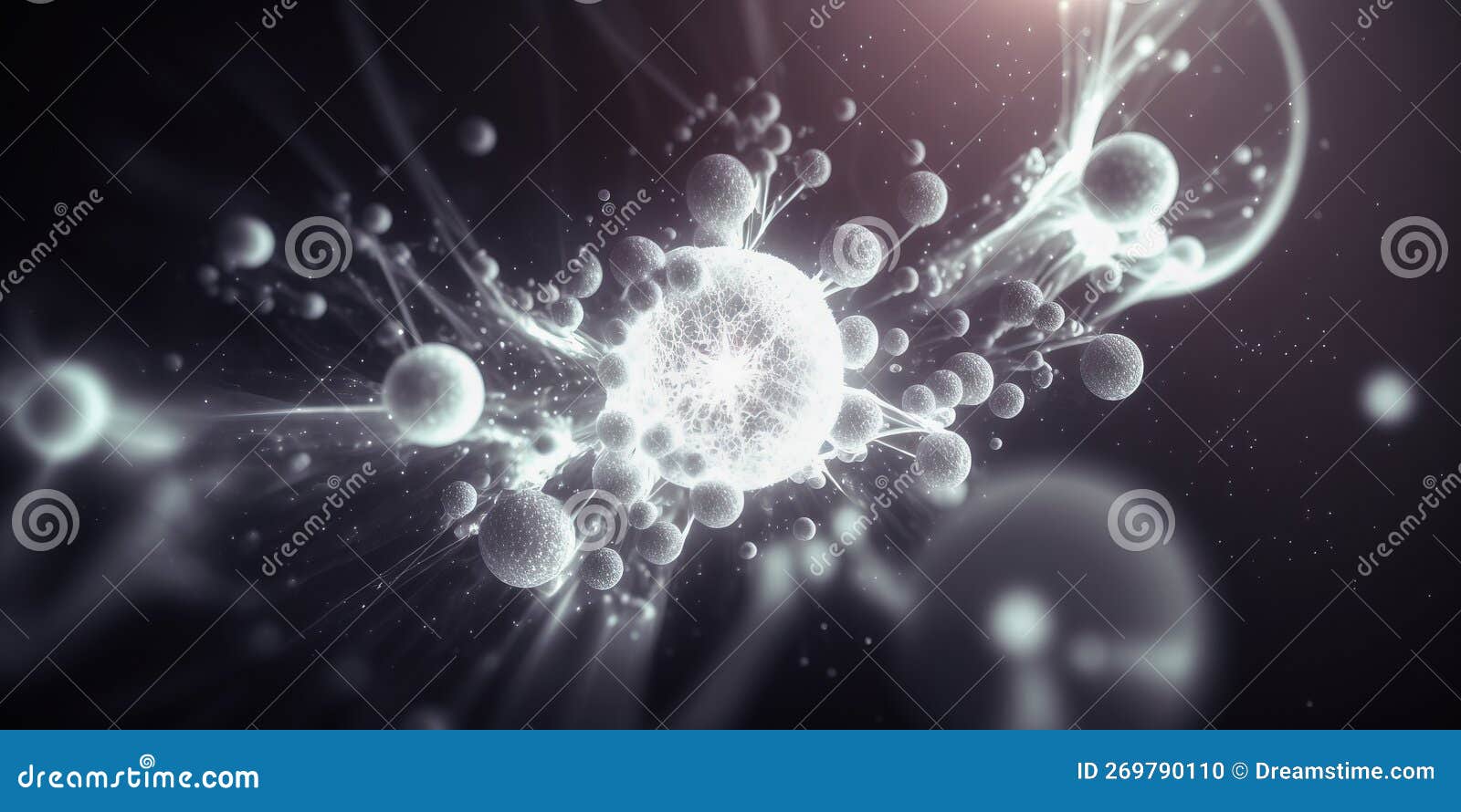 Particles Splash Abstract Background Stock Illustration - Illustration ...