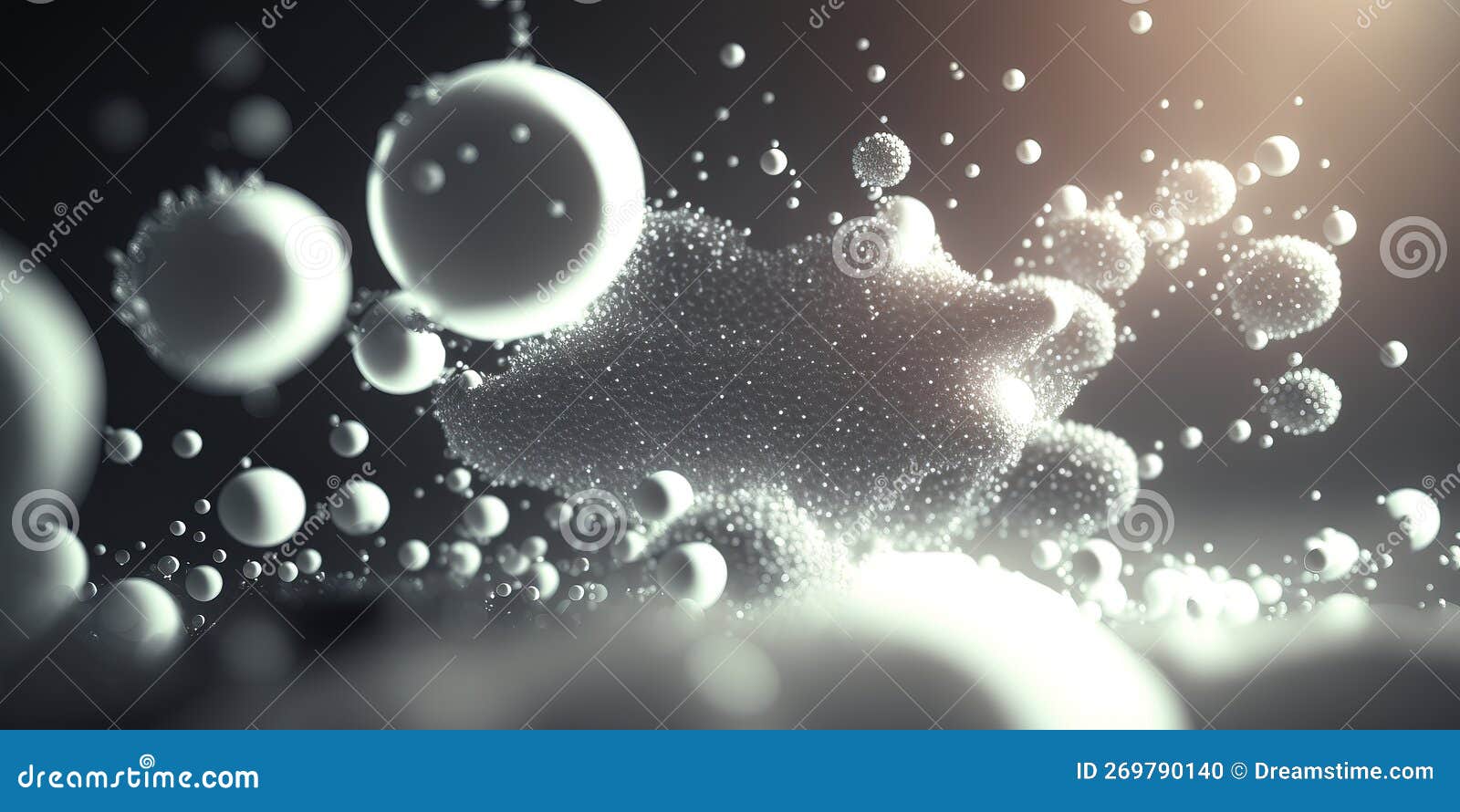 Particles Splash Abstract Background Stock Illustration - Illustration ...