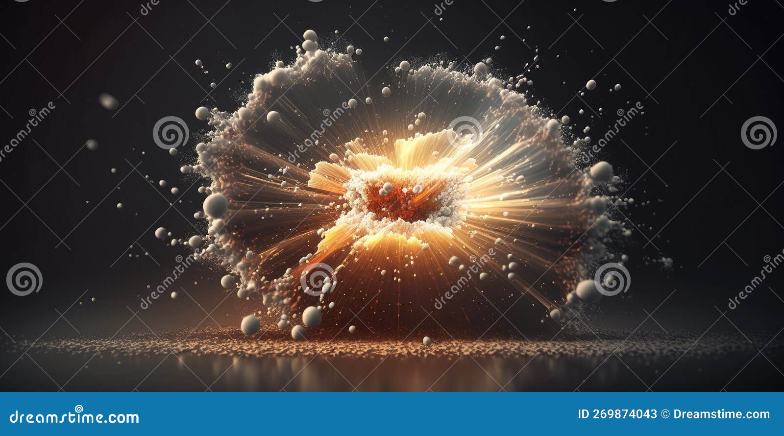 Particles Splash Abstract Background Stock Illustration - Illustration ...