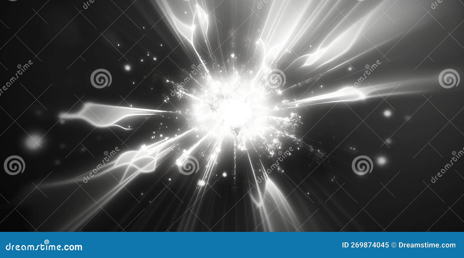 Particles Splash Abstract Background Stock Illustration - Illustration ...