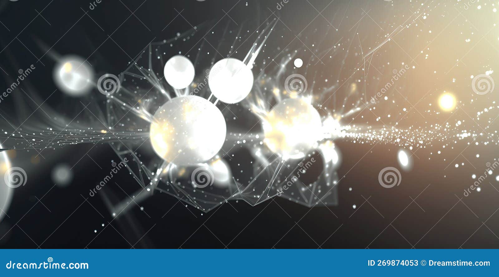 Particles Splash Abstract Background Stock Illustration - Illustration ...