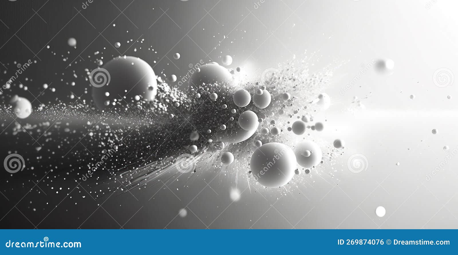 Particles Splash Abstract Background Stock Illustration - Illustration ...