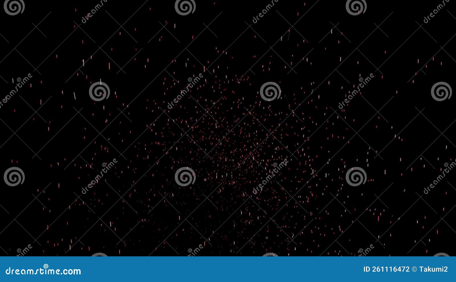 Particles Spring Up on a Black Background Stock Illustration ...