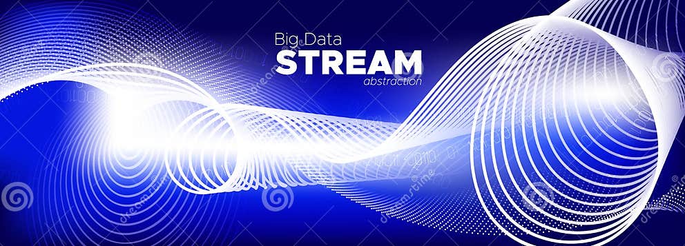 Particles Stream. Light Streaming Backgrounds Stock Vector ...