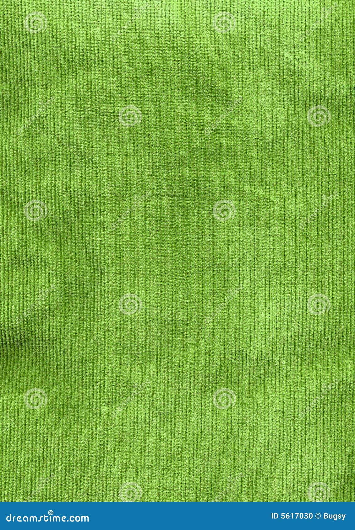 Particolare Verde Del Tessuto Del Velluto a Coste Fotografia Stock ...