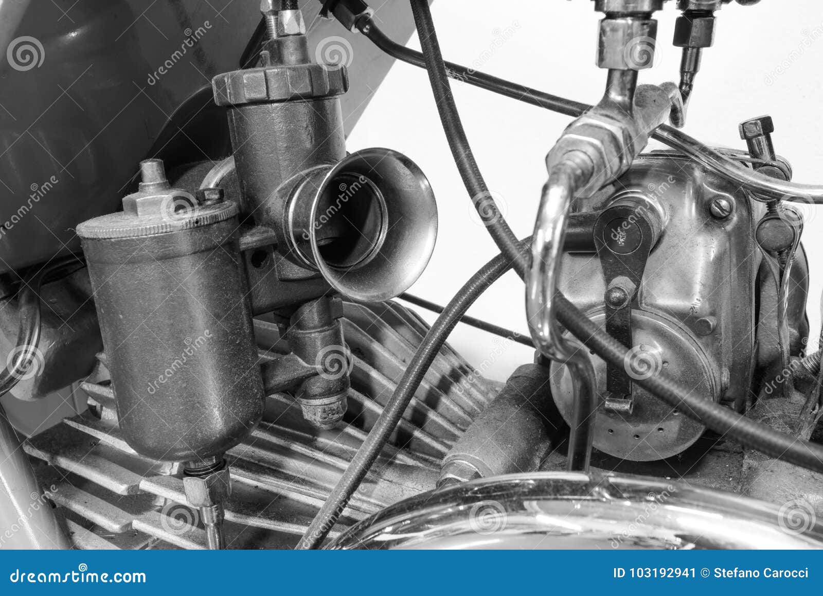 An old motorcycle engine stock image. Image of vintage - 103192941
