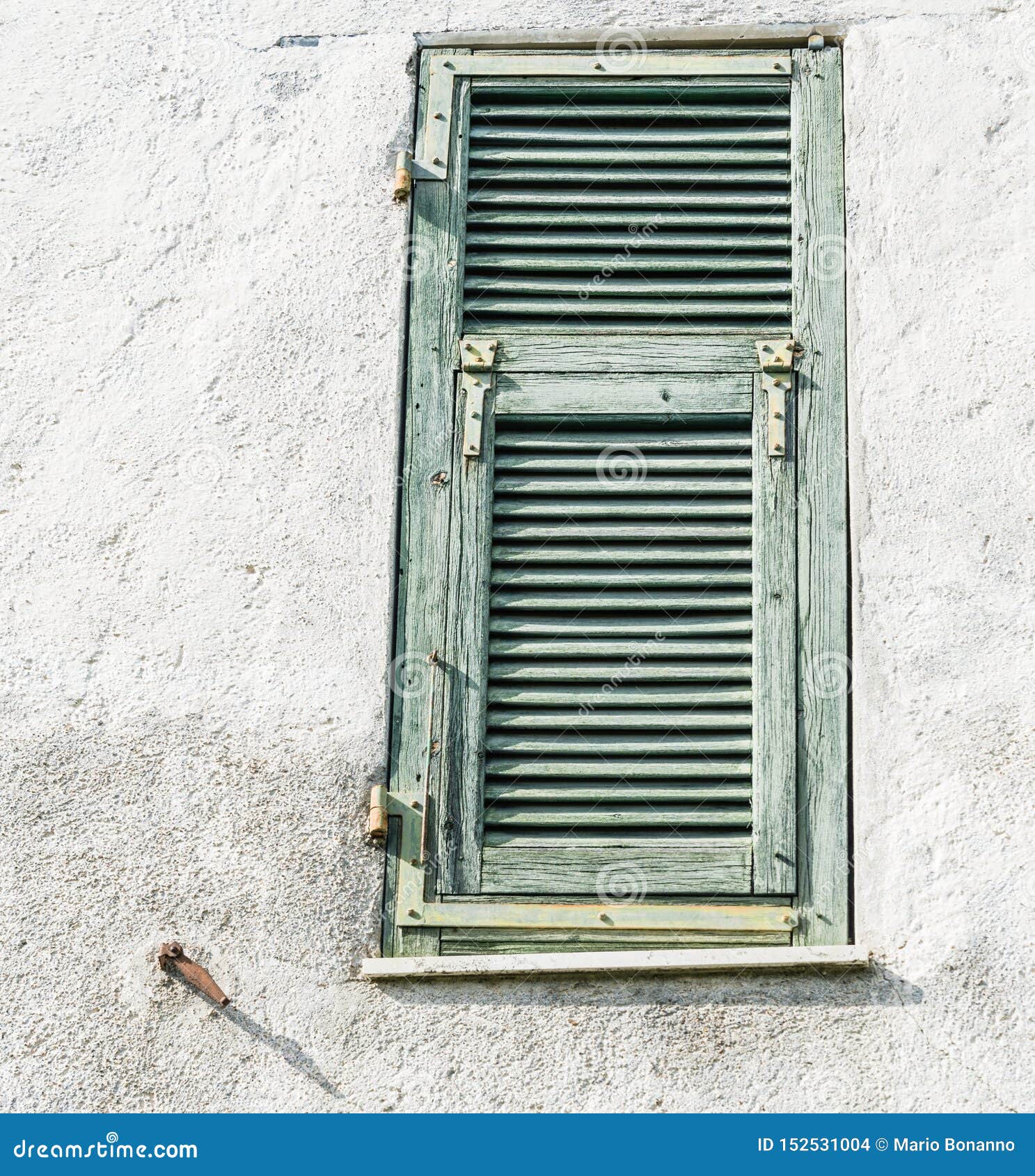 Particular View of an Ancient Window in a Farmhouse of the 800s Stock ...
