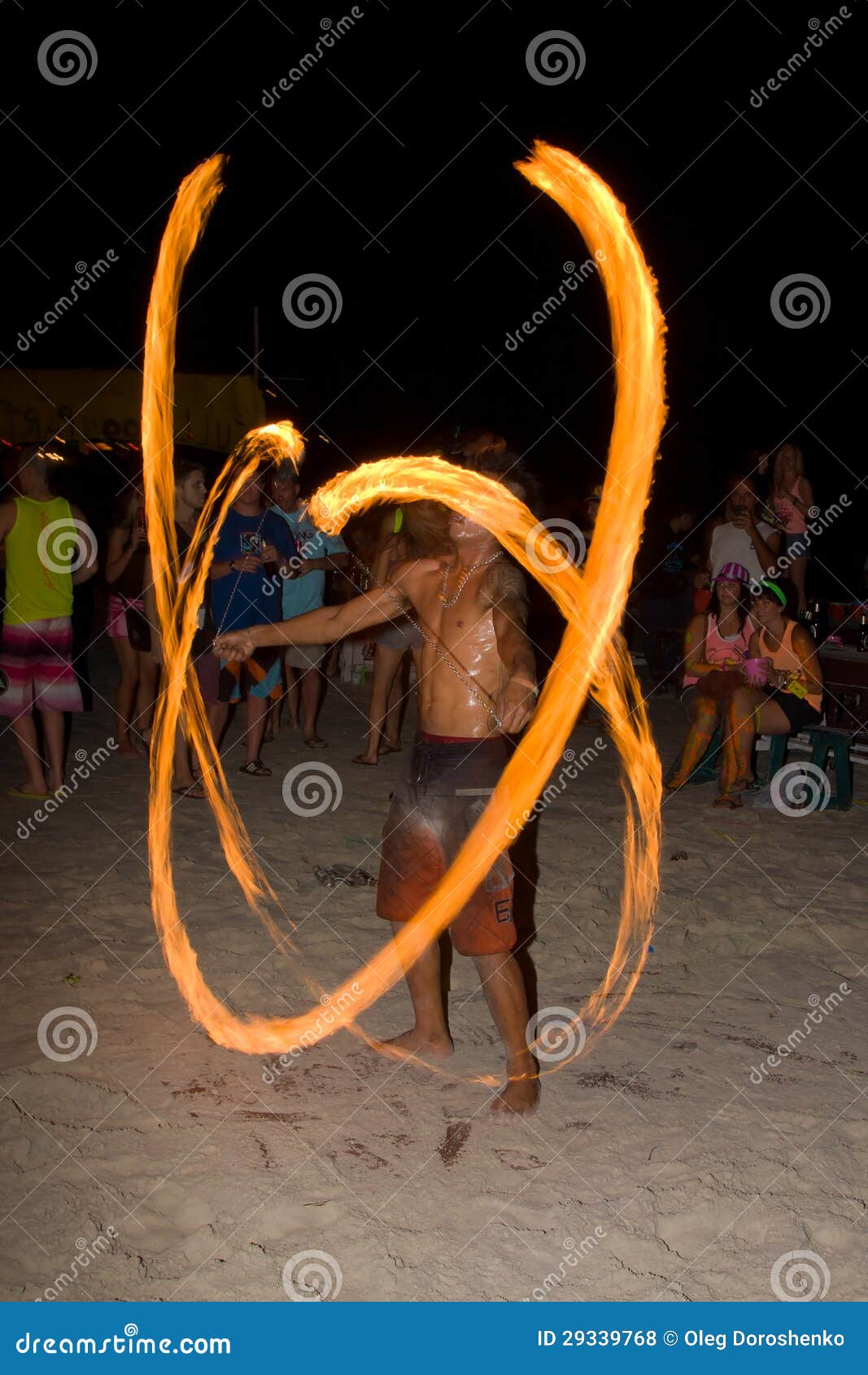 Partido Da Lua Cheia No Koh Phangan Da Ilha, Tailândia Foto de Stock ...
