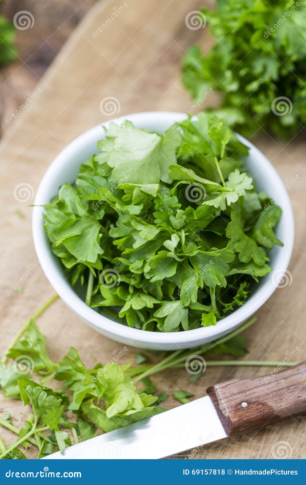 Partie de persil photo stock. Image du paquet, était - 69157818
