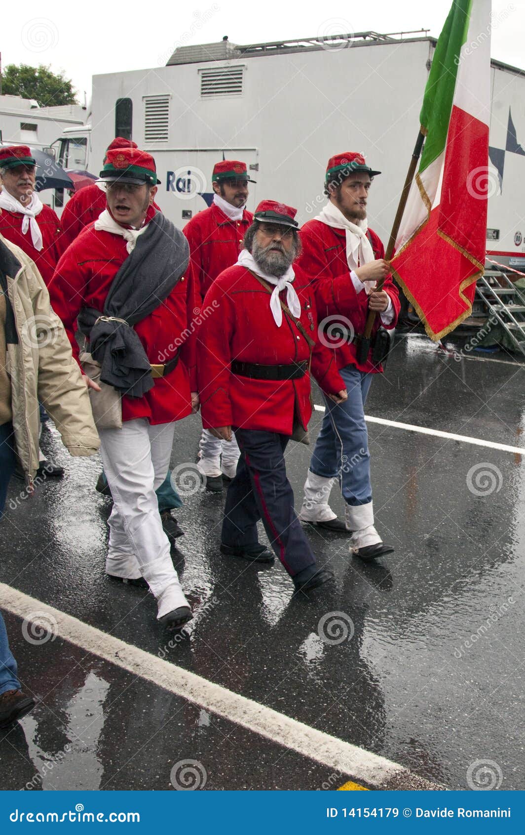 Partisans with the Italian Flag Editorial Stock Image - Image of ...
