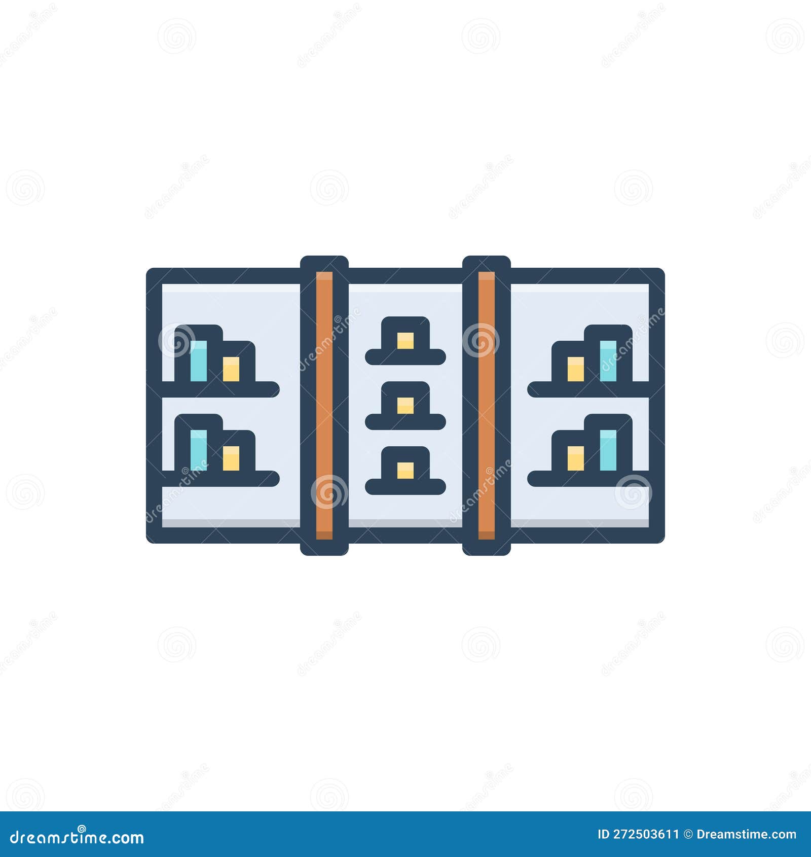 Color Illustration Icon for Partition, Divided and Cabin Stock Vector ...