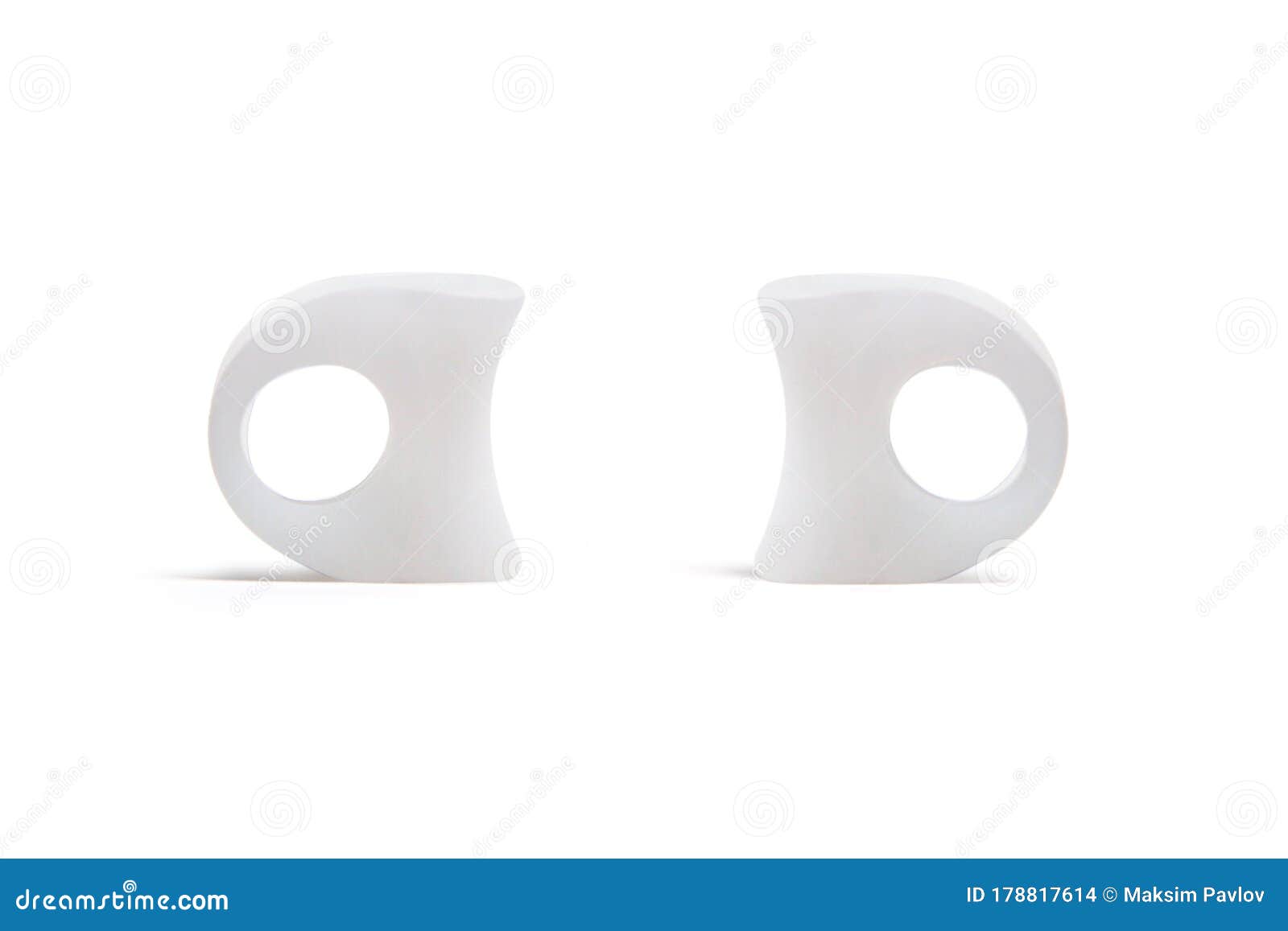 Partition Silicone Interdigital with a Fixing Ring Separates the Toes ...