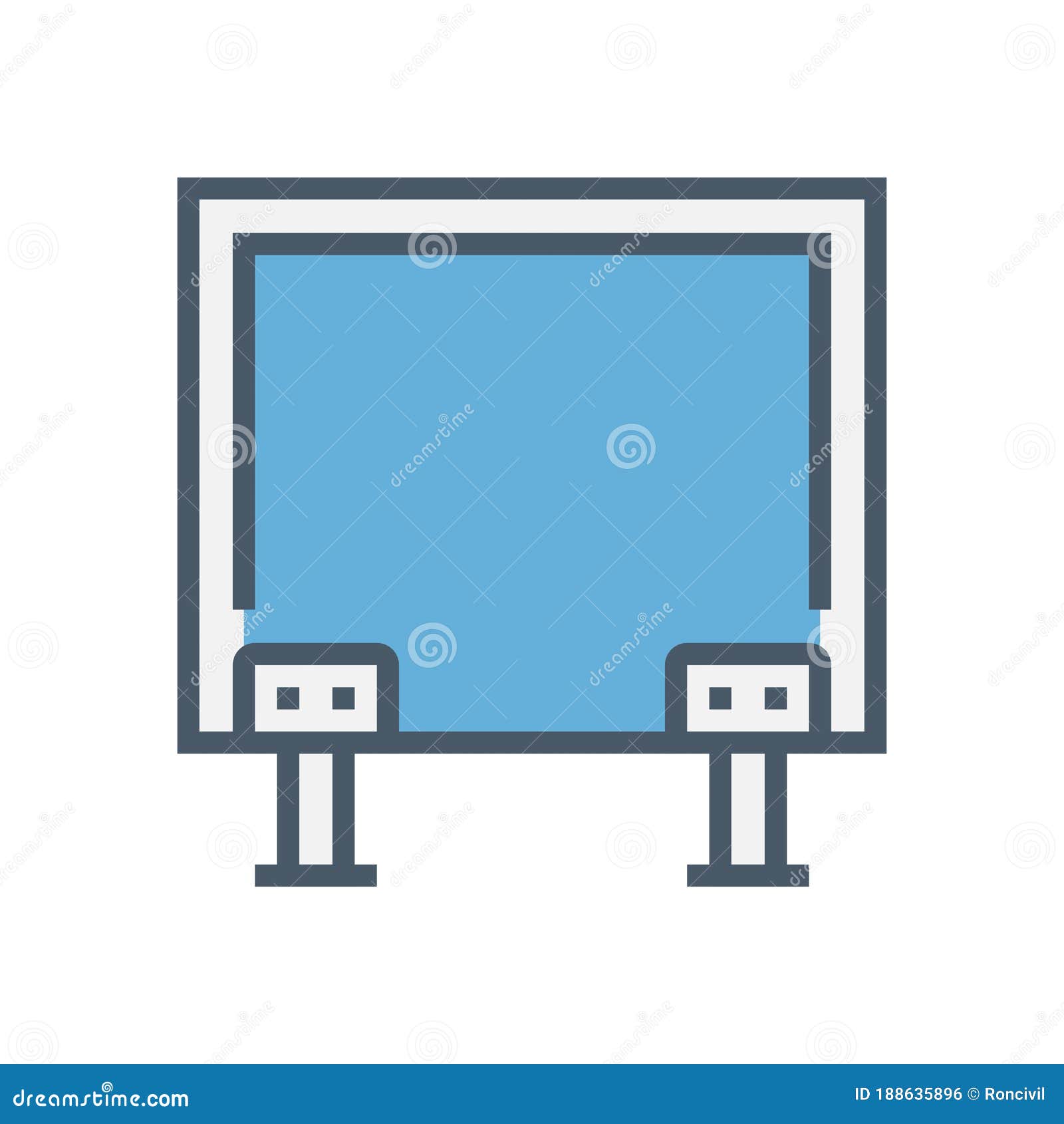 Partition wall icon stock vector. Illustration of kitchen - 188635896