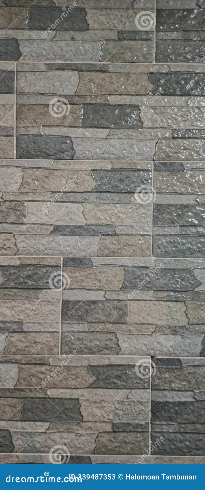 The Partition Wall Has a Brick Texture Pattern Stock Image - Image of ...