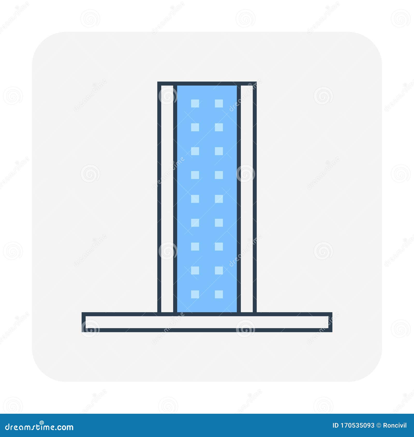 Partition wall icon stock vector. Illustration of exhibition - 170535093