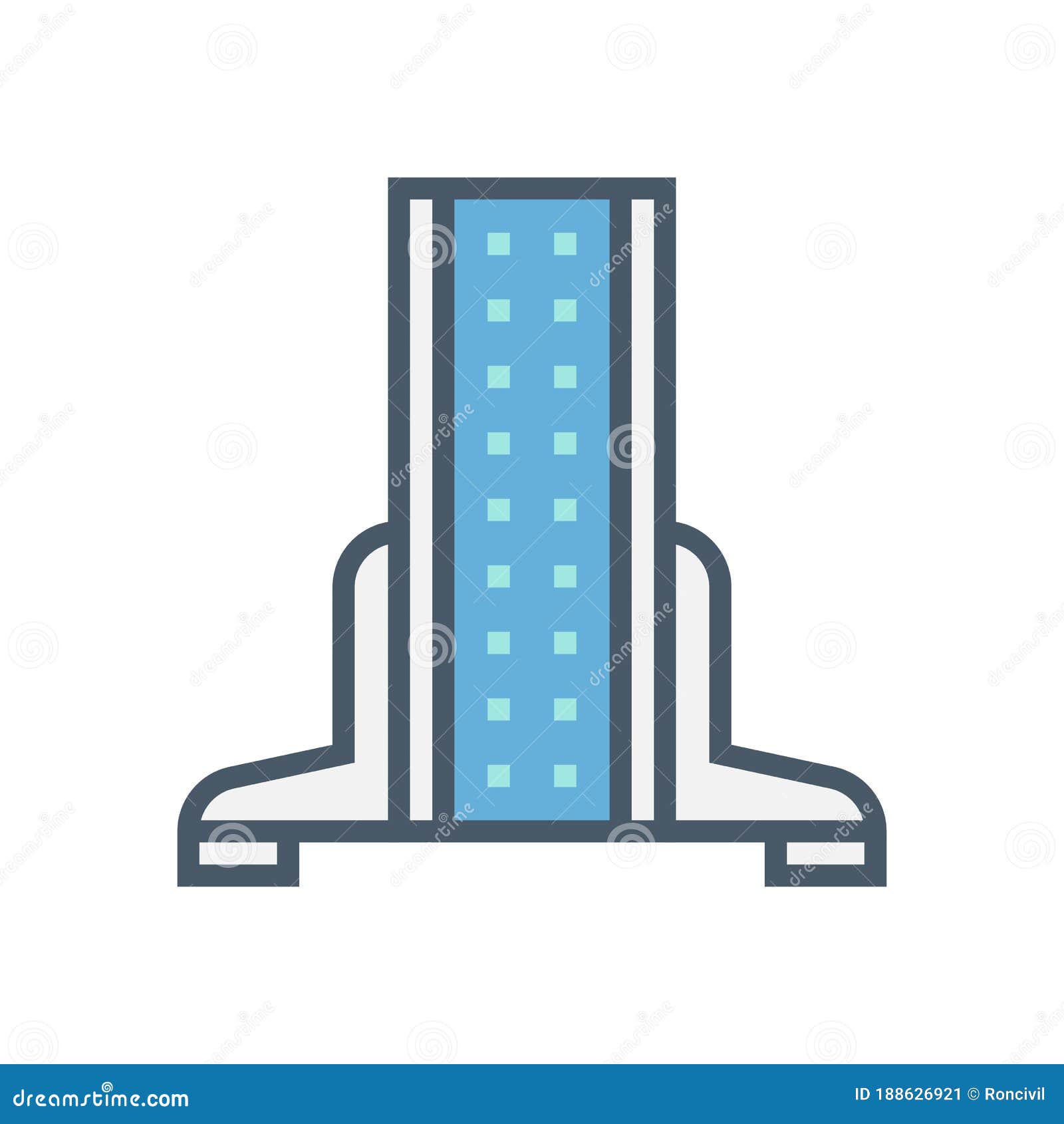 Partition wall icon stock vector. Illustration of floor - 188626921