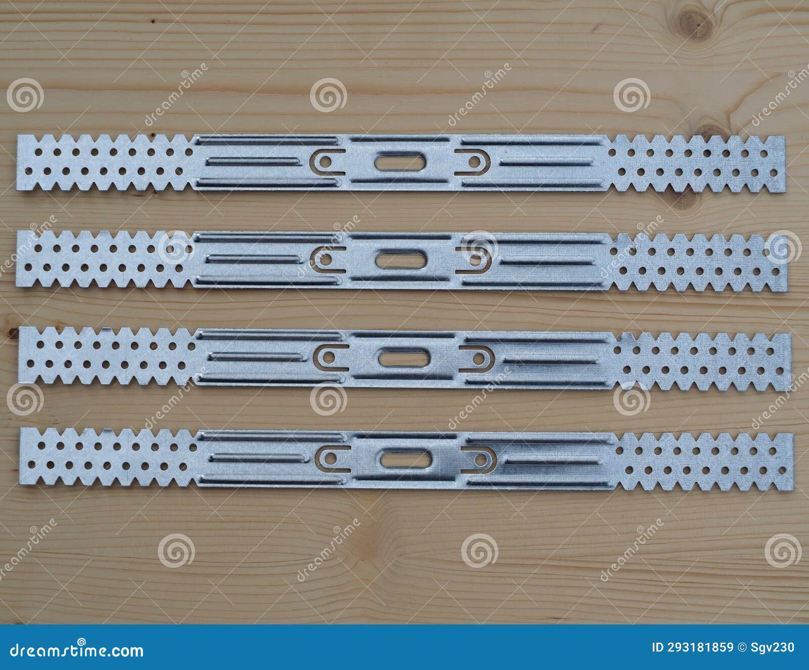 Partitioning or Drylining Bracket Stock Image - Image of construction ...