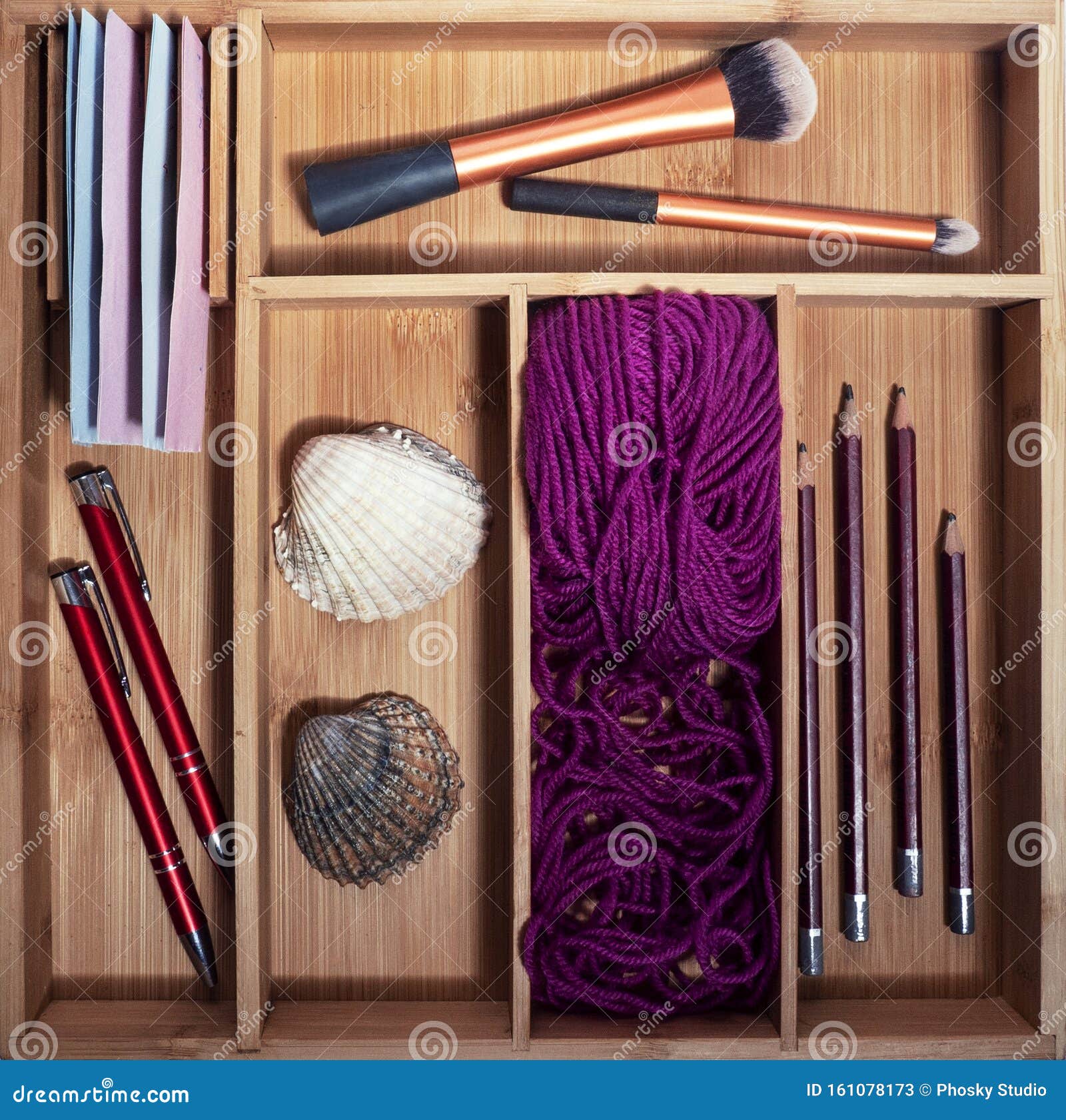 Partitions with Different Objects - Different Interests. Stock Image ...