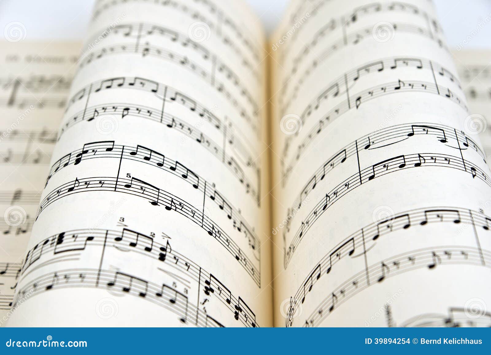 Partitura foto de archivo. Imagen de musical, horizontal - 39894254