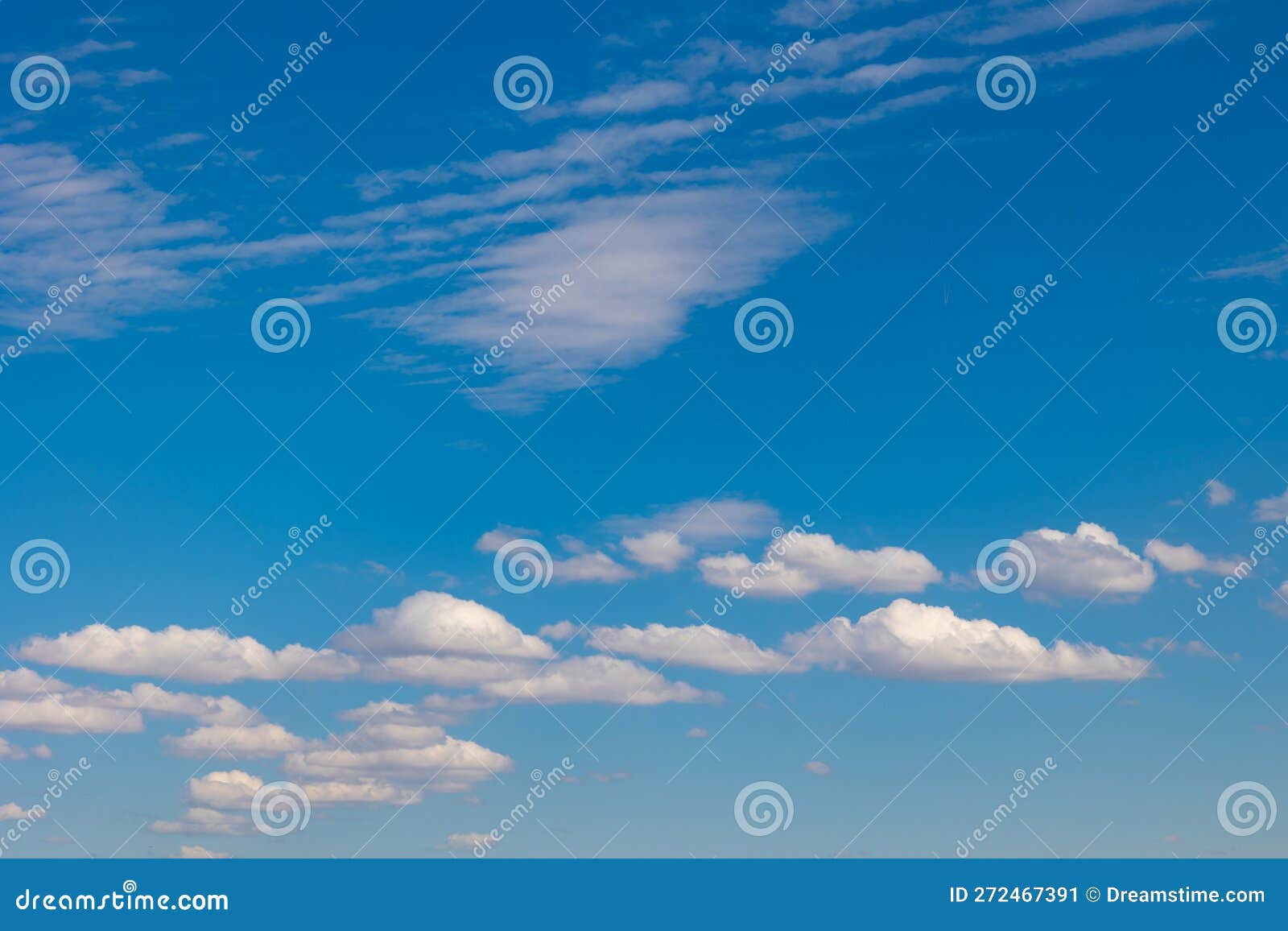 Partly Cloudy Sky Background Photo. Stock Image - Image of weather ...