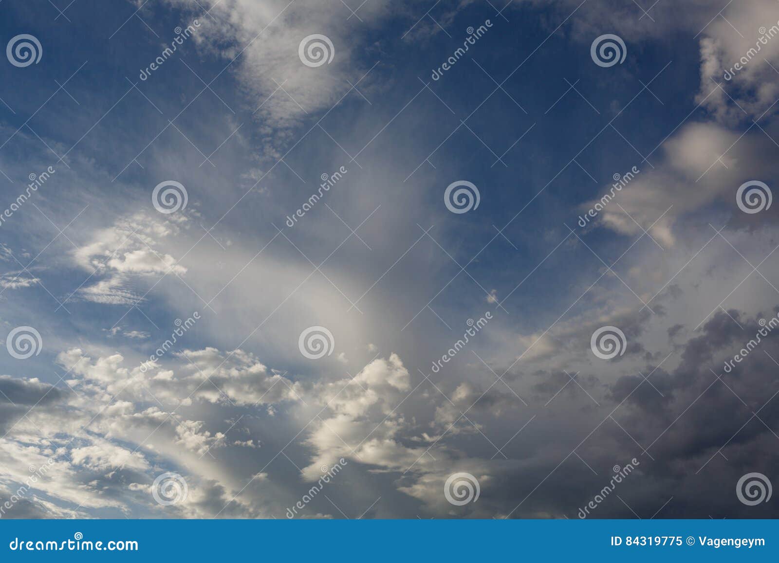 Partly Cloudy. Weather Forecast Stock Image - Image of idyllic, energy ...