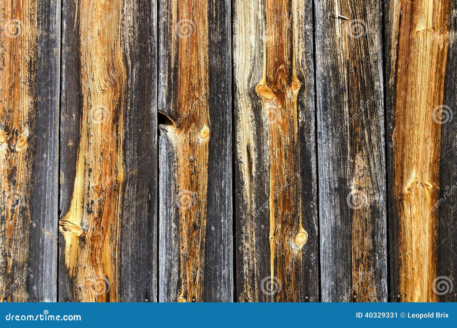 Partly Grayed and Weathered Wooden Planks Stock Image - Image of wood ...