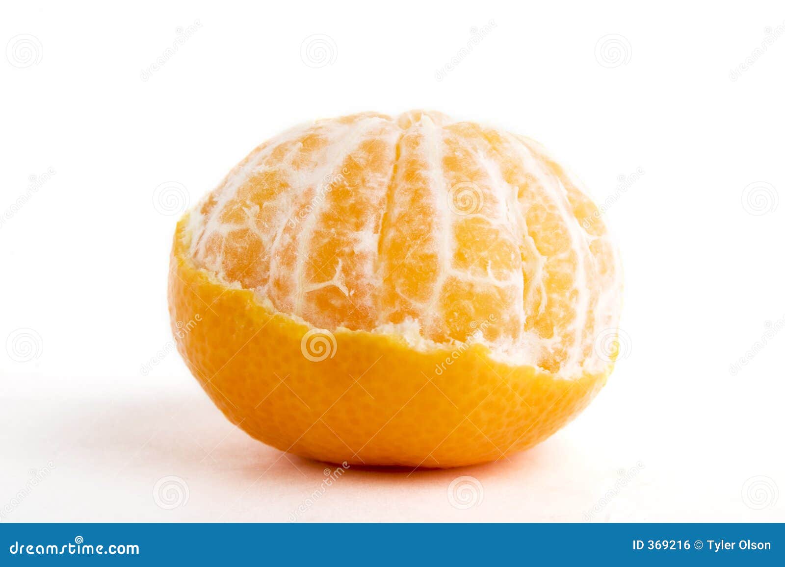 Partially Peeled Orange