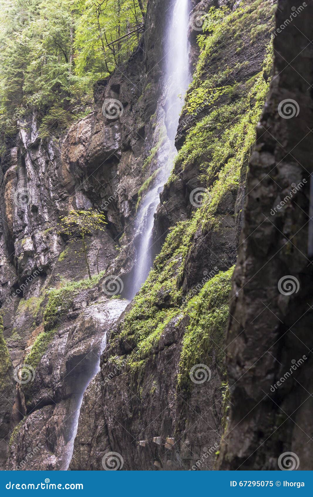 The Partnachklamm in Bavaria Germany Stock Image - Image of landmark ...