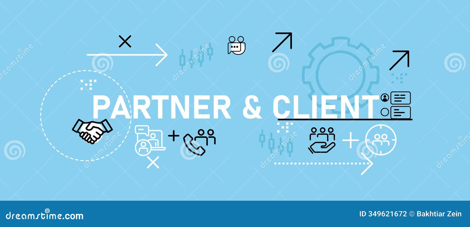 Partner and Client Agreement Contract Cooperation Relation Commitment ...