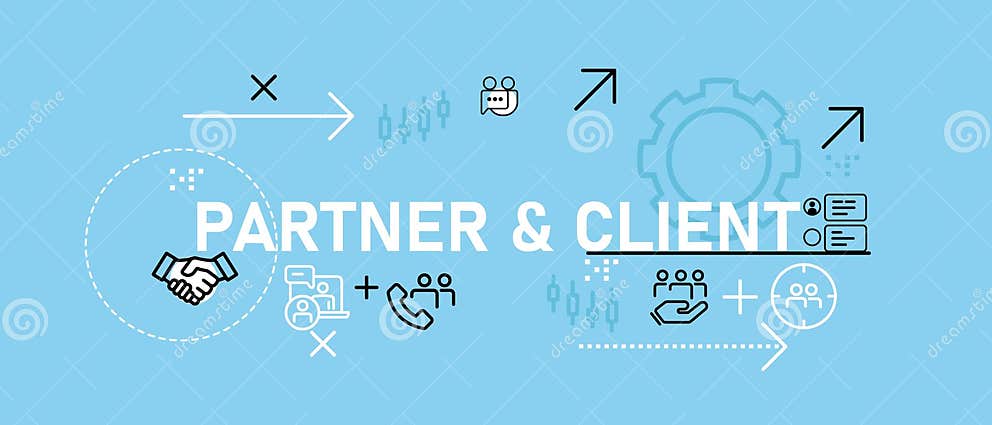 Partner and Client Agreement Contract Cooperation Relation Commitment ...