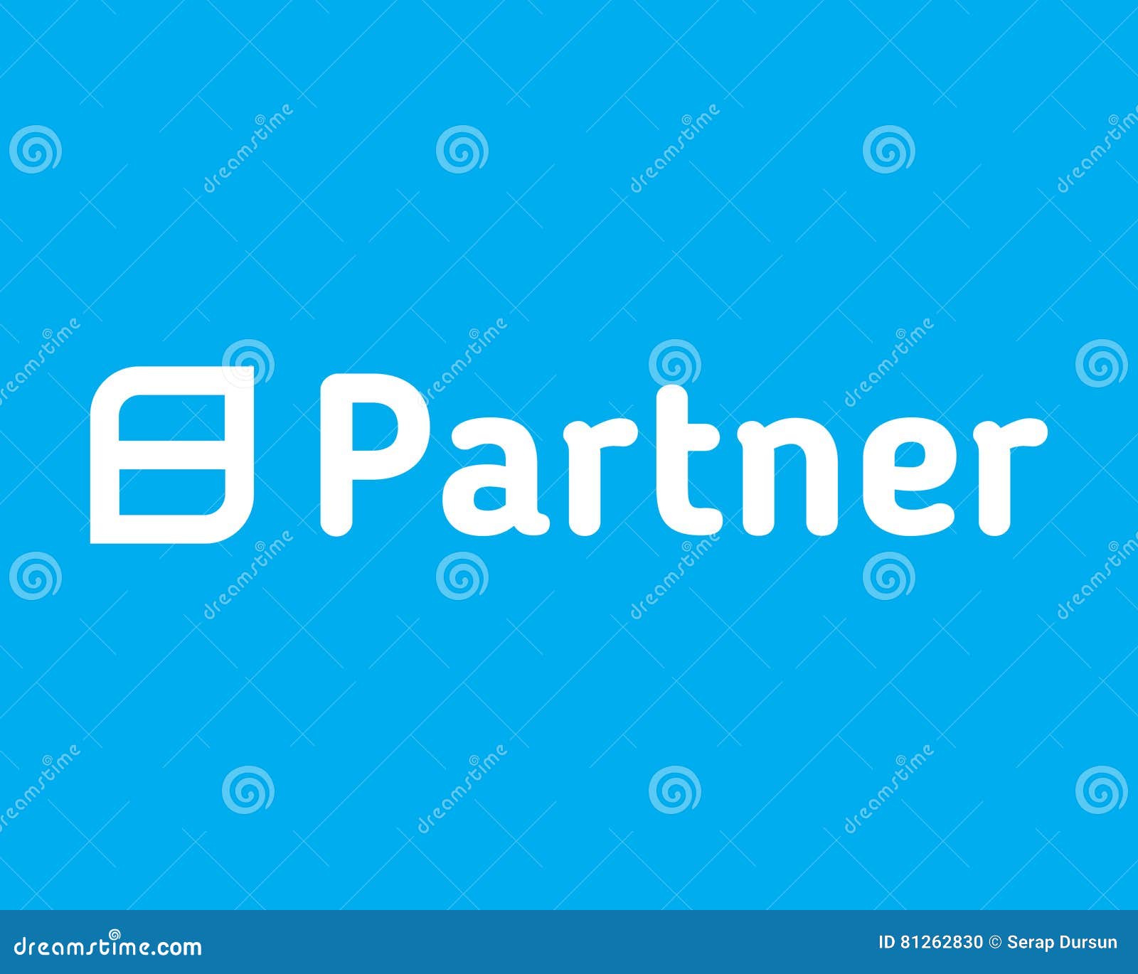 Partner Logo Design stock vector. Illustration of corporate - 81262830