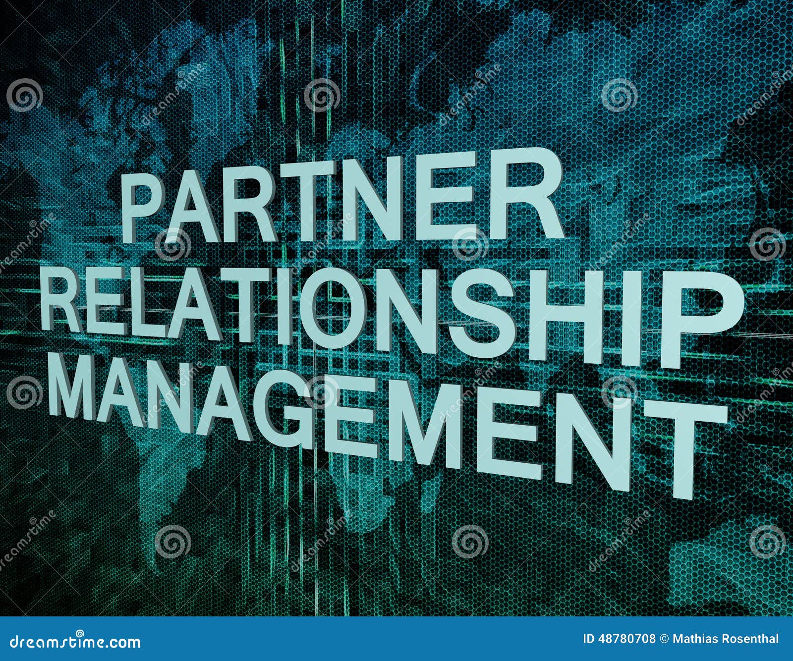 Partner Relationship Management Stock Illustration - Illustration of ...