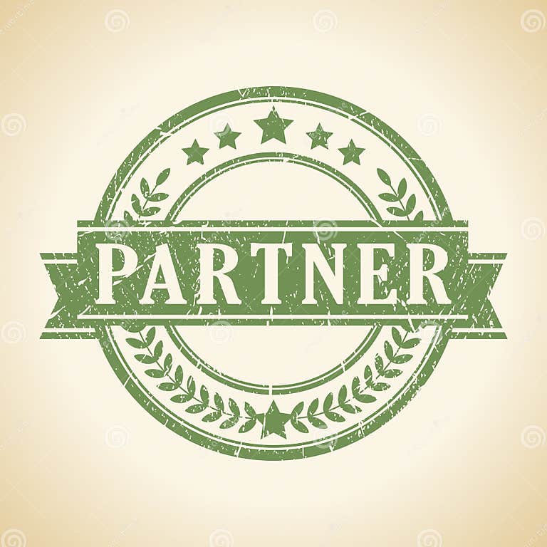 Partner stamp stock vector. Illustration of rubber, official - 47948529