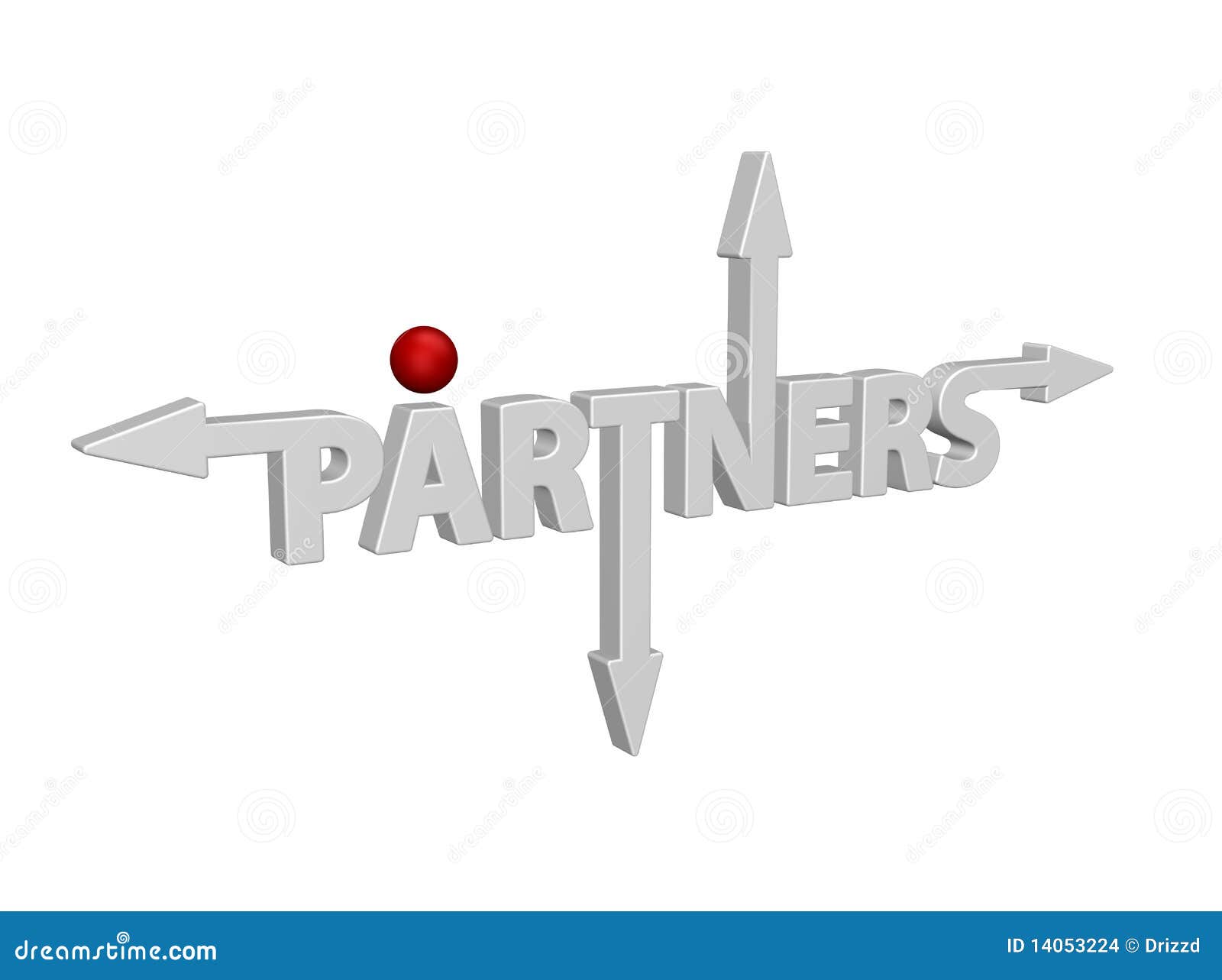 Partners stock illustration. Illustration of arrows, direction - 14053224