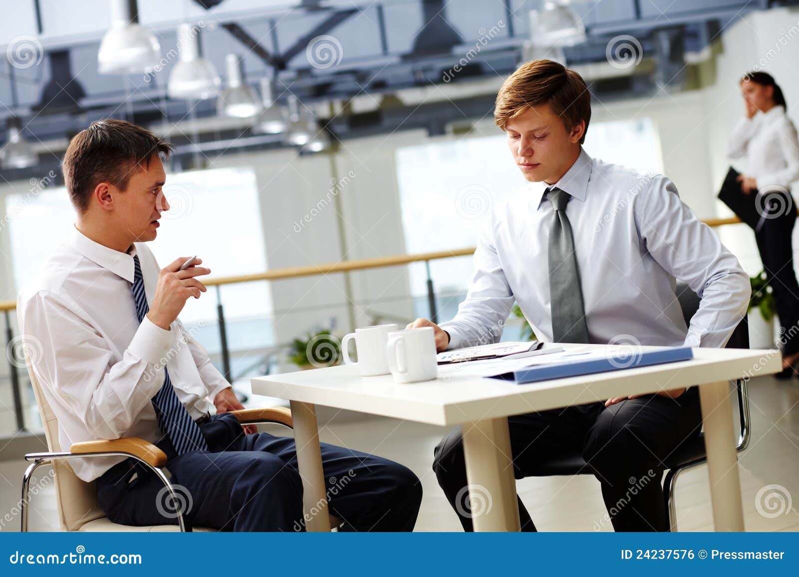 Partners stock photo. Image of indoor, gathered, business - 24237576