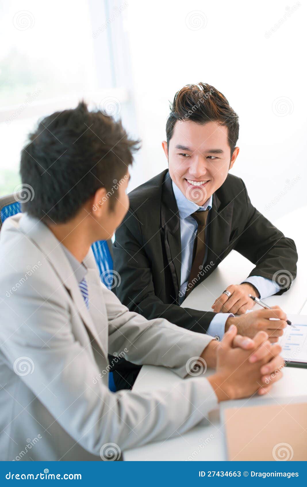 Partners stock image. Image of elegant, cheerful, confident - 27434663