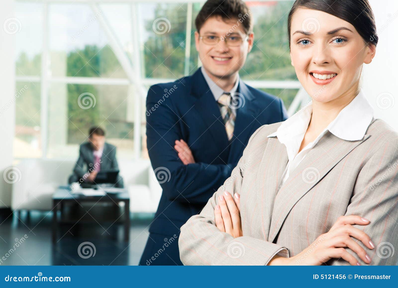 Partners stock photo. Image of leadership, attitude, happy - 5121456