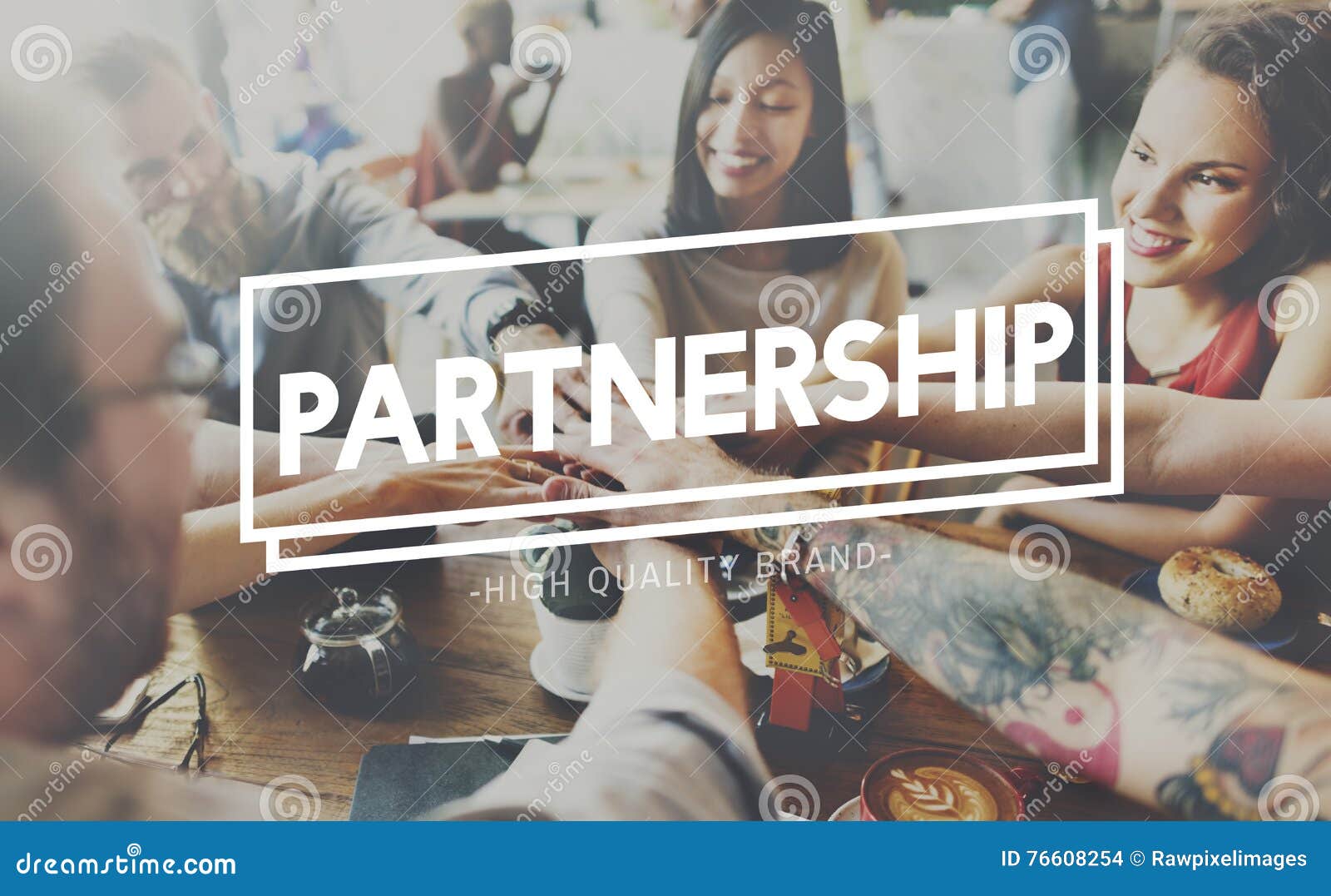 Partners Alliance Collaboration Teamwork Team Concept Stock Photo ...