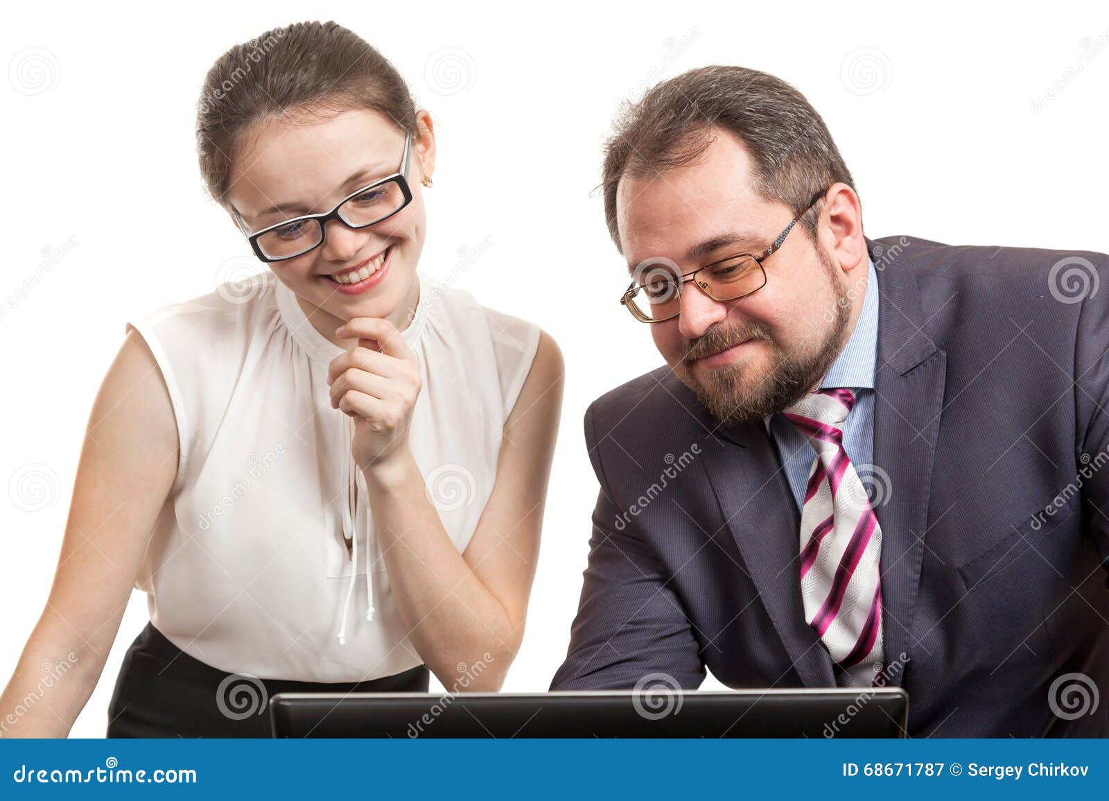 Partners Conduct Negotiations Stock Image - Image of exchange, collar: 68671787