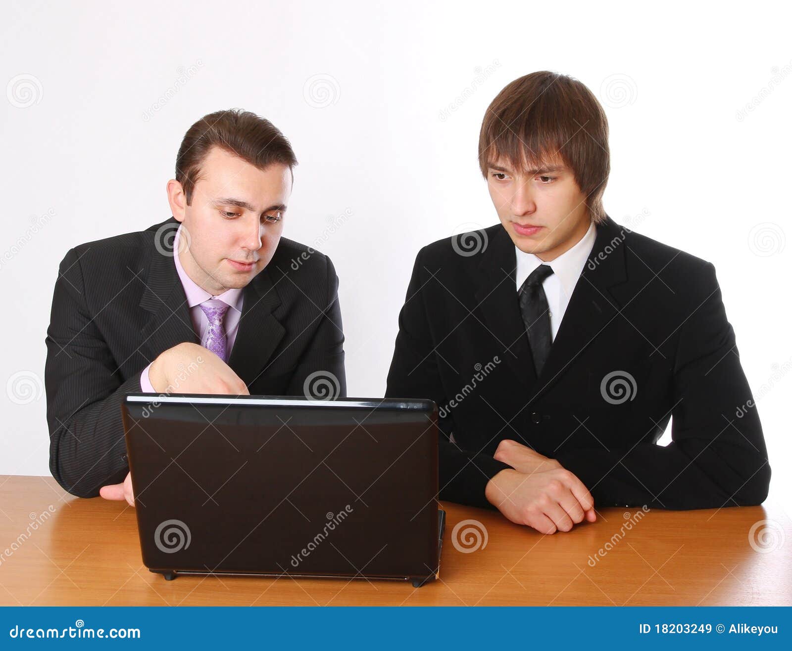 Partners Discuss a Business Proposal Stock Image - Image of people ...