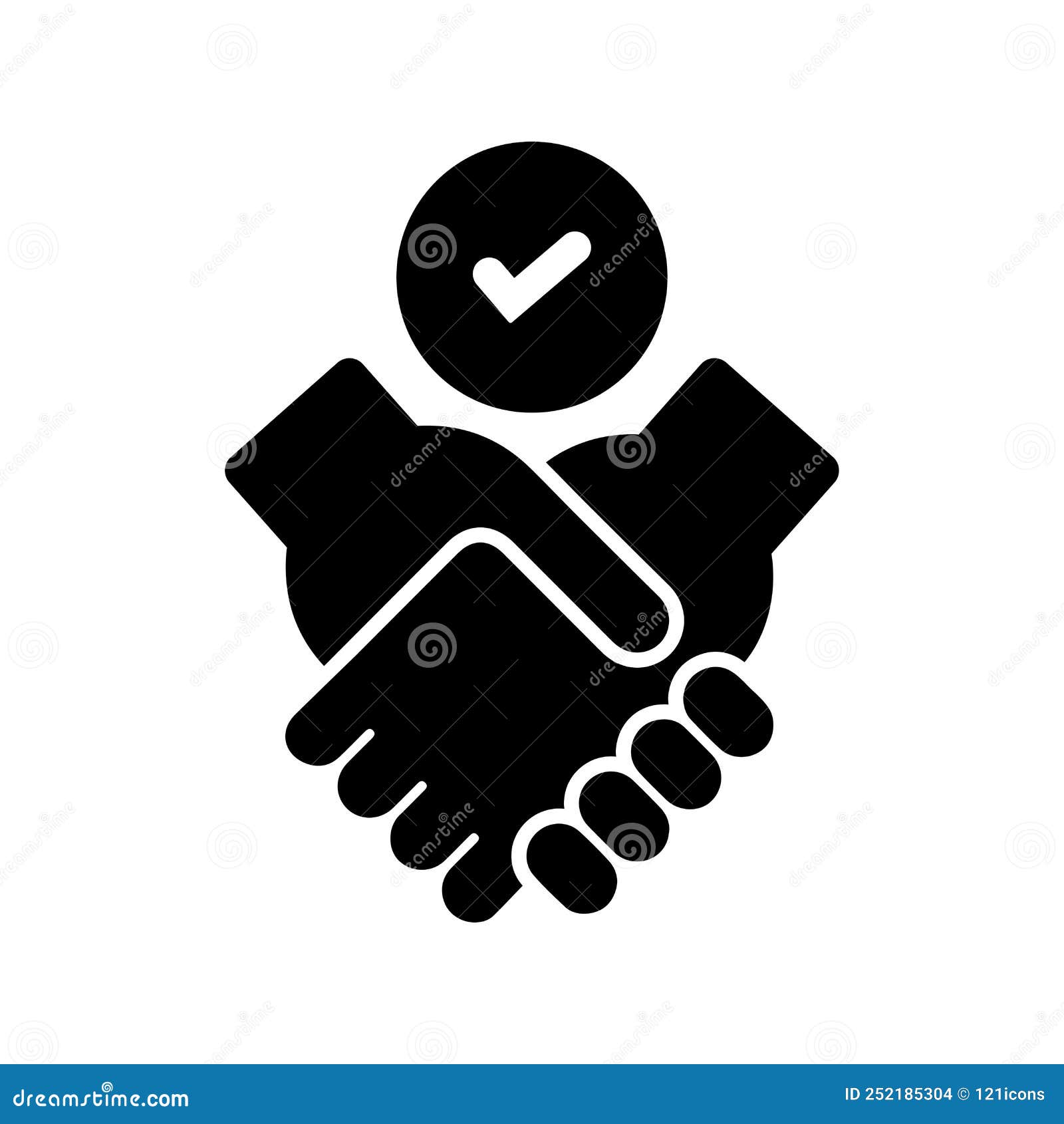 Partners Icon. Black Vector Graphics Stock Illustration - Illustration ...