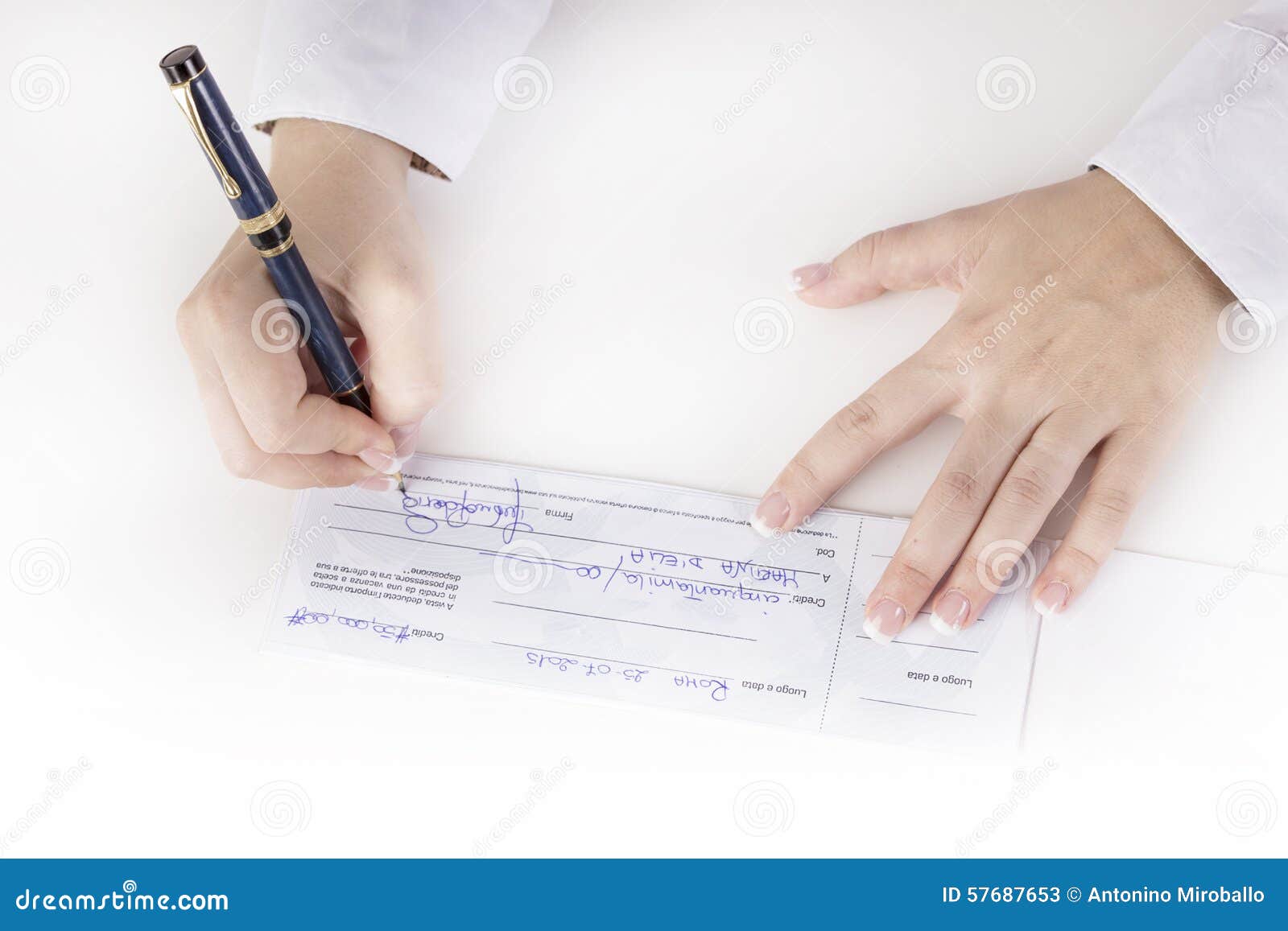 Partners signed a check stock image. Image of desk, check - 57687653