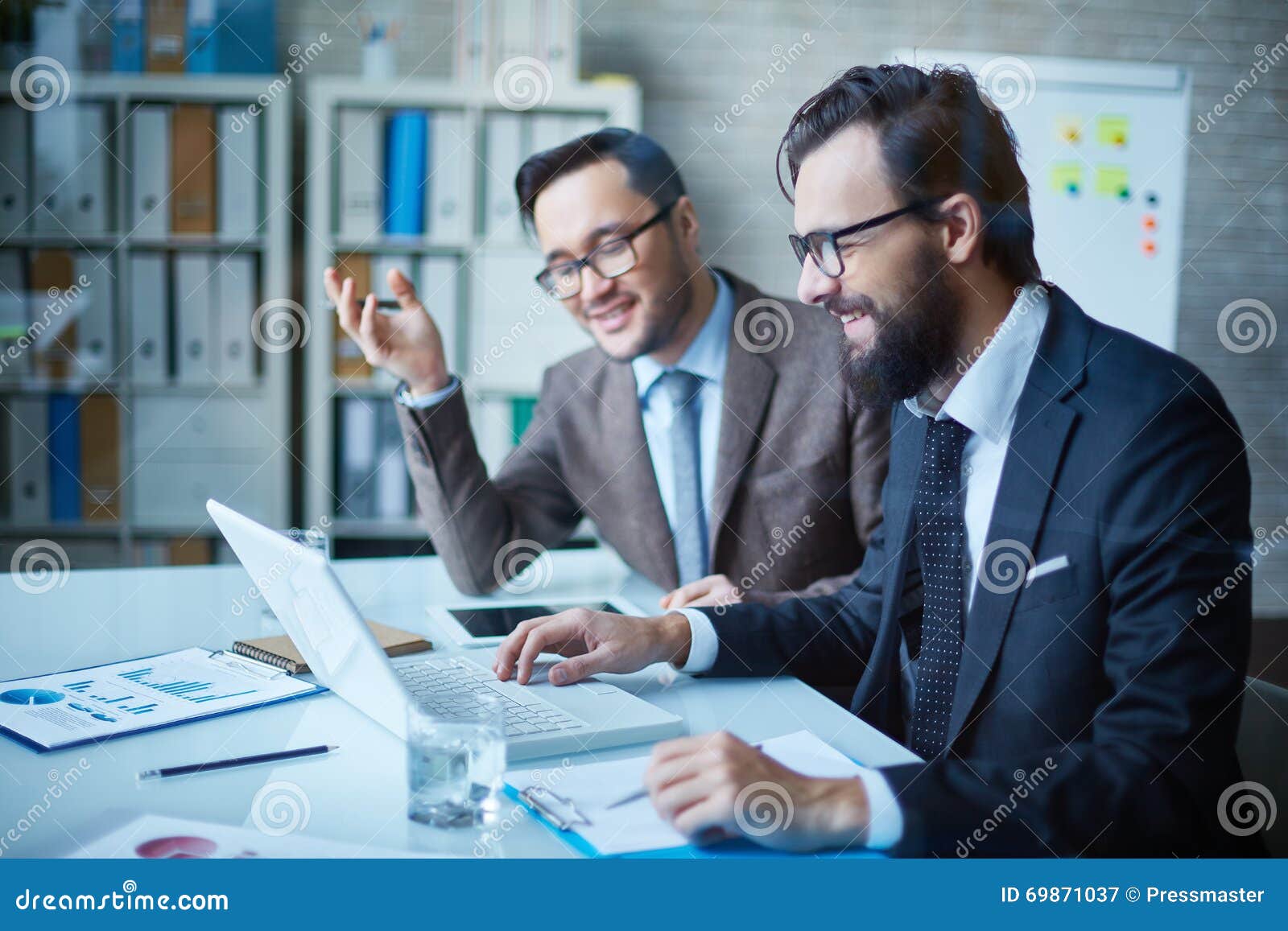 Partners stock image. Image of office, team, executive - 69871037